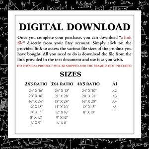 Invisible Math Printable Educational Poster Wall Decor for - Etsy