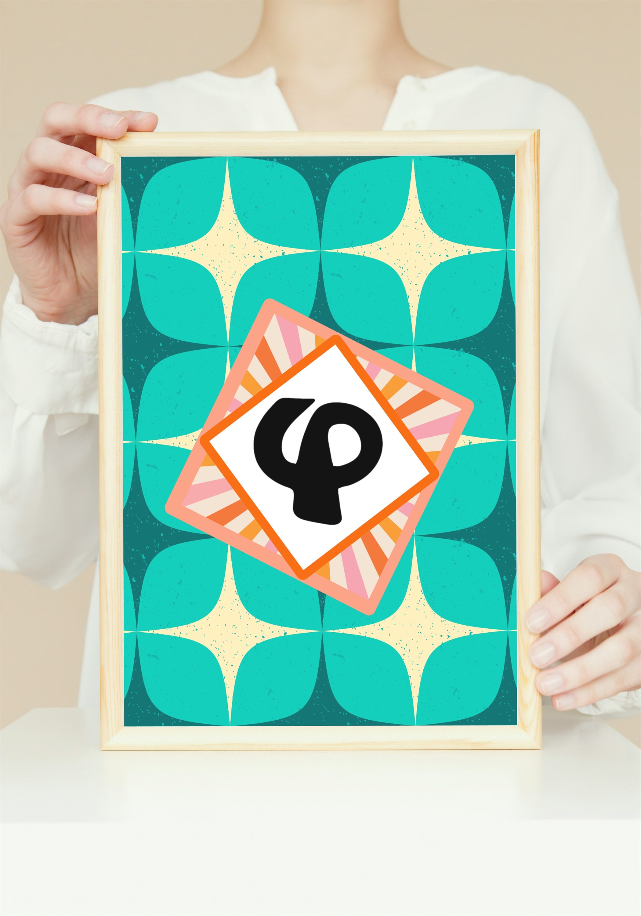 Set of 2 Pi and Phi Decorative Posters, Set of Two Prints Math Wall Art ...