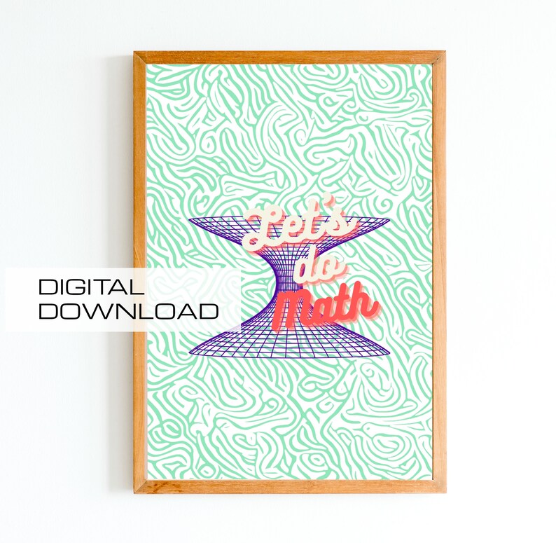 Set of 10 Math Printables, Gallery Wall Decor for School - Etsy