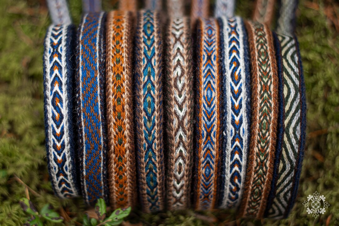 Hand-woven Narrow Band. Viking Style and Baltic Style Trim/band/belt ...