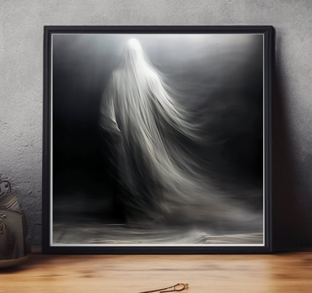 Ghost Poster Print: Spooky Wall Art, Haunting & Paranormal Designs ...