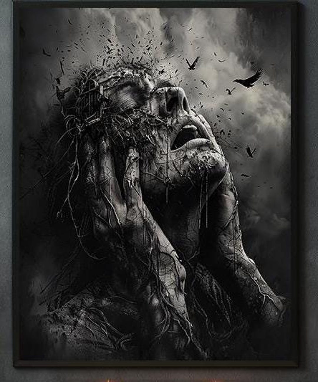 Gothic Grief Emotional Art Print Set | Dark Fantasy Digital Download ...
