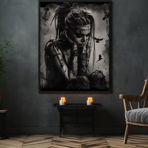 Gothic Grief Emotional Art Print Set | Dark Fantasy Digital Download ...