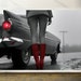 Classic Car and Girl in Red Boots Print Black & White Vintage Photo ...