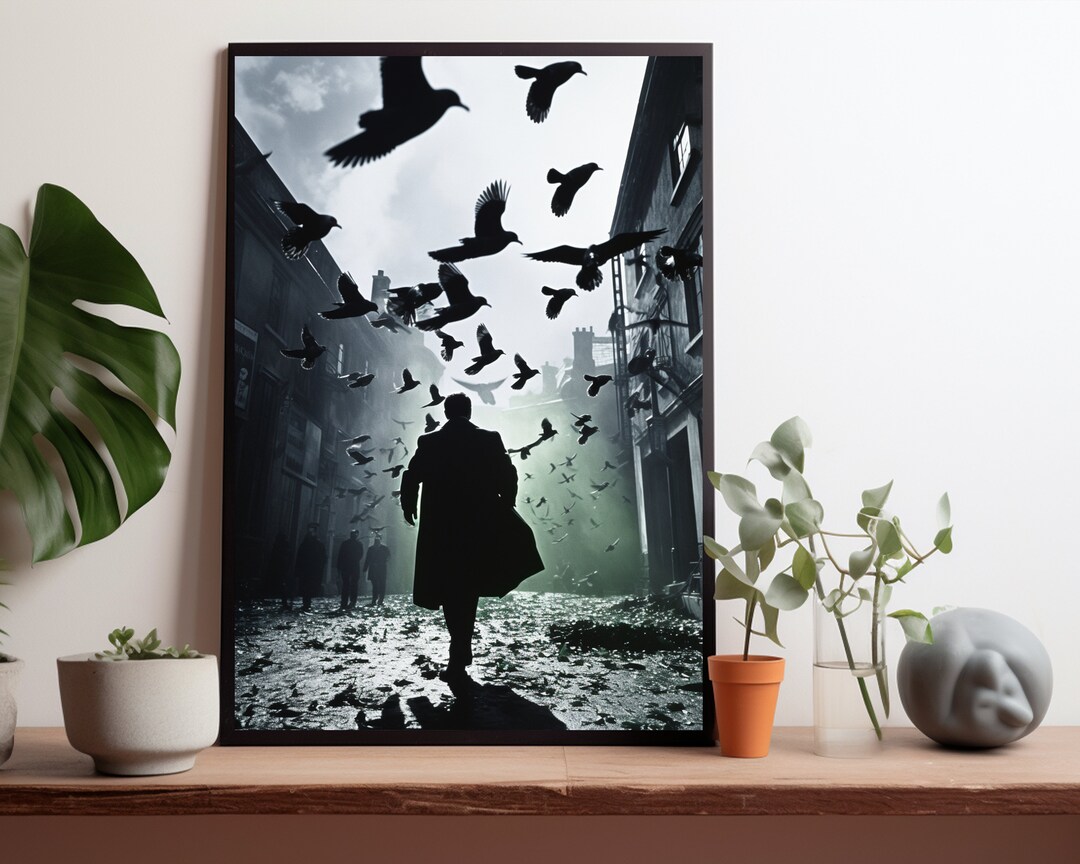 The Birds Movie Poster, Digital Art, Instant Download, Digital Download ...