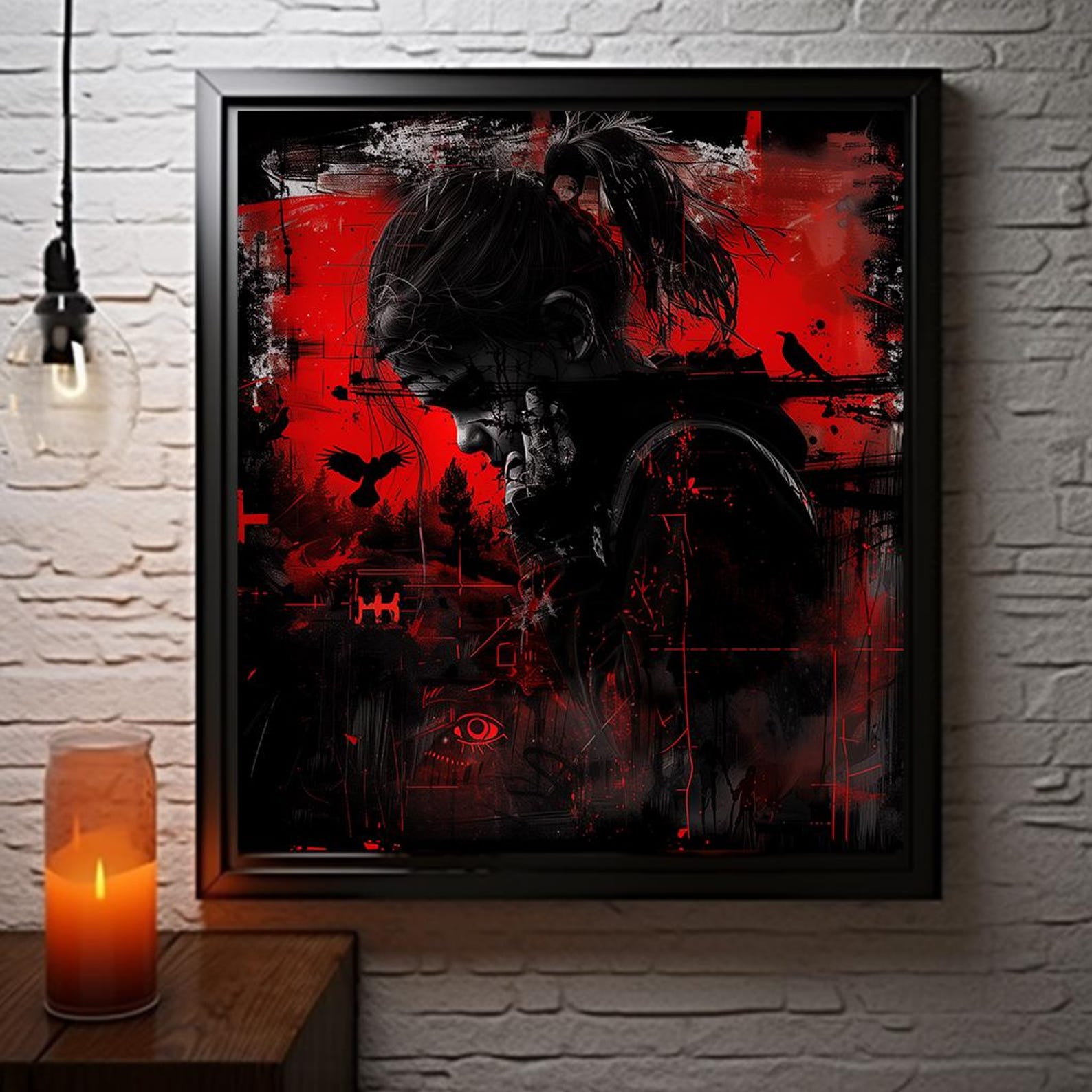 Gothic Grief Emotional Art Print Set | Dark Fantasy Digital Download ...