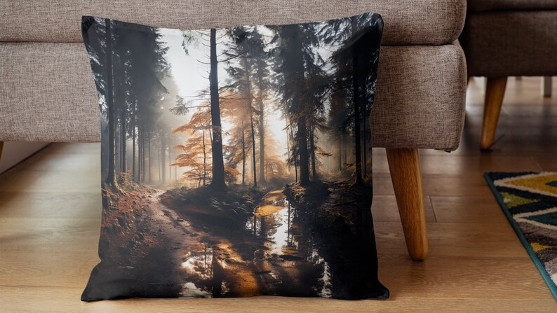 Forest Landscape Digital Print - Rustic, Moody Wall Art, Instant Download, Fall Home Decor ...