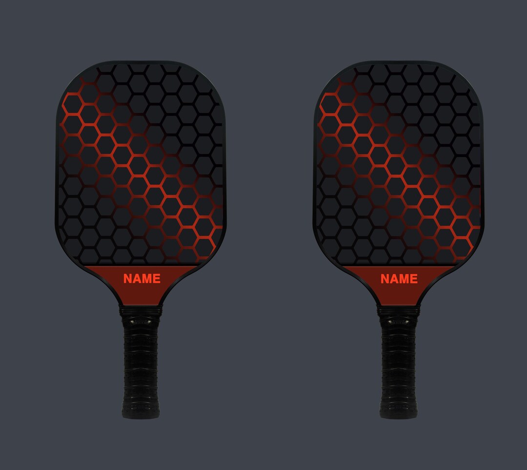 Grid Series Custom T700 Carbon Fiber Pickleball Paddle, Names Can Be ...