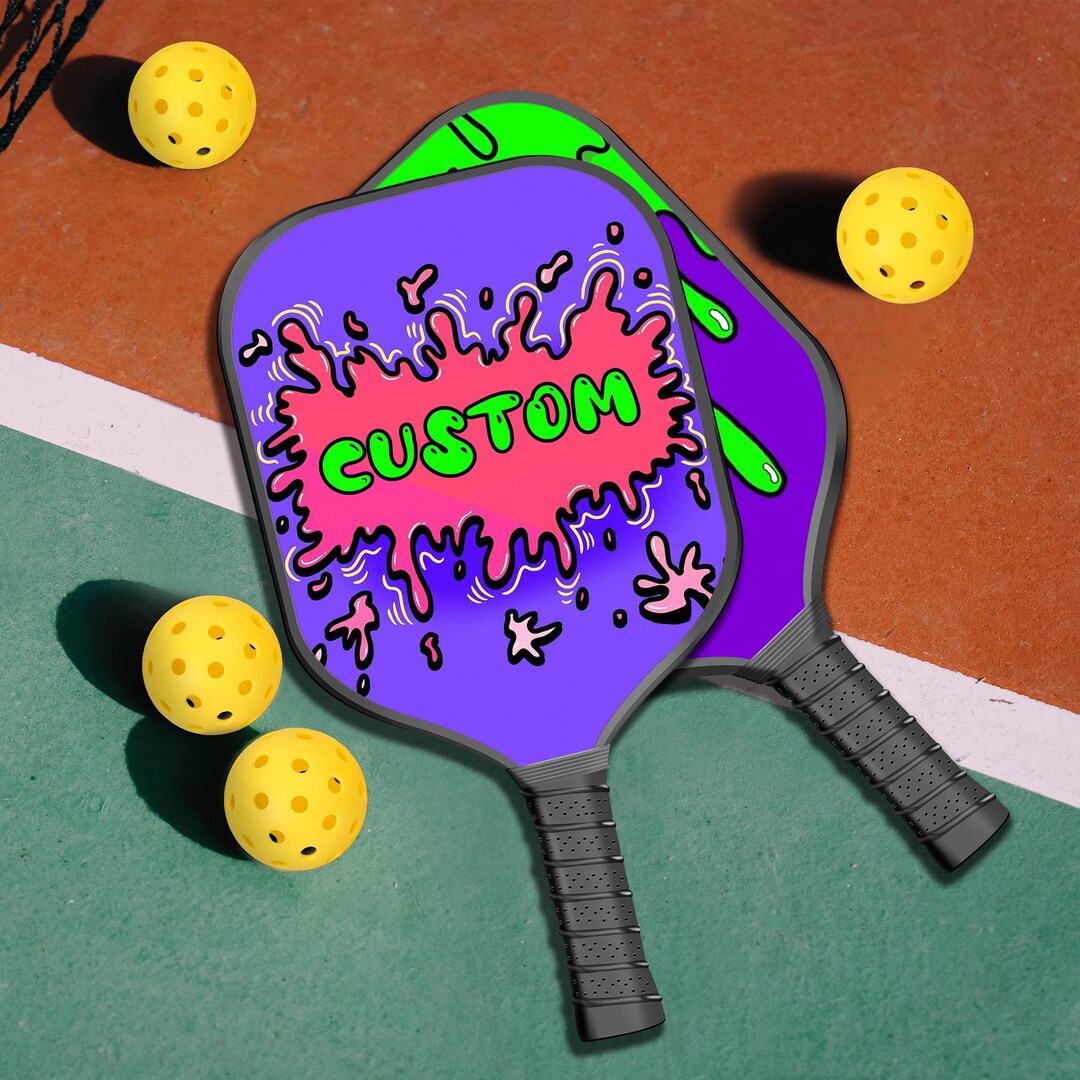 Custom T700 Carbon Fiber Pickleball Racket Personalized Paddle Cartoon ...