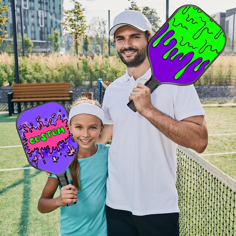 Custom T700 Carbon Fiber Pickleball Racket Personalized Paddle Cartoon ...