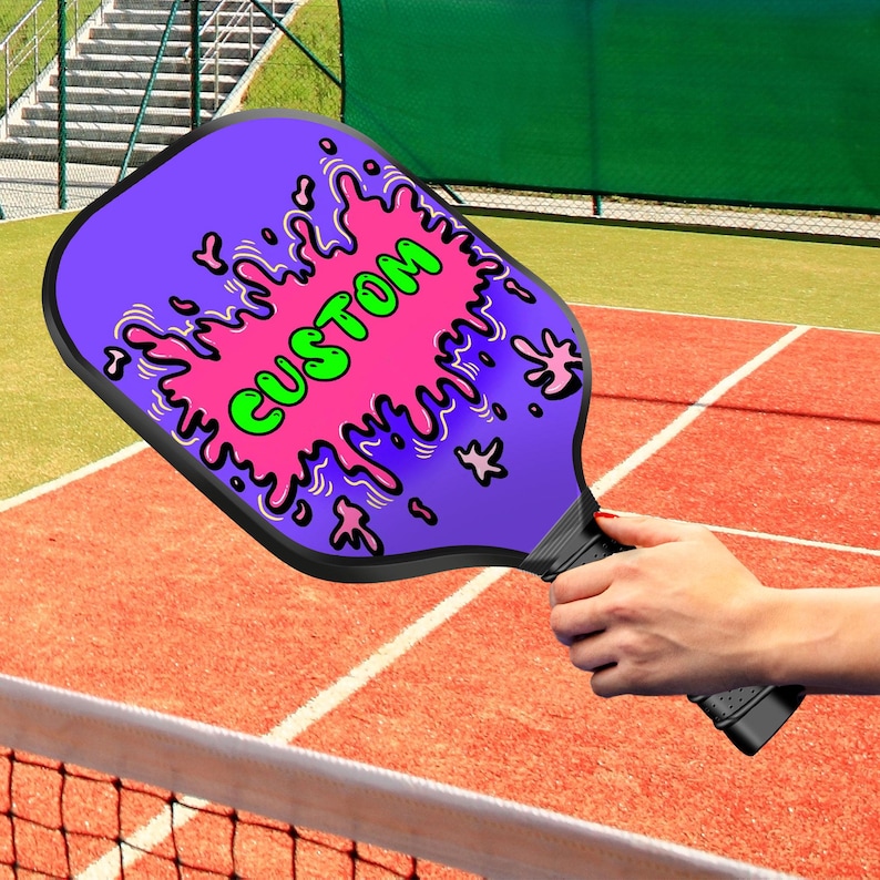 Custom T700 Carbon Fiber Pickleball Racket Personalized Paddle Cartoon ...