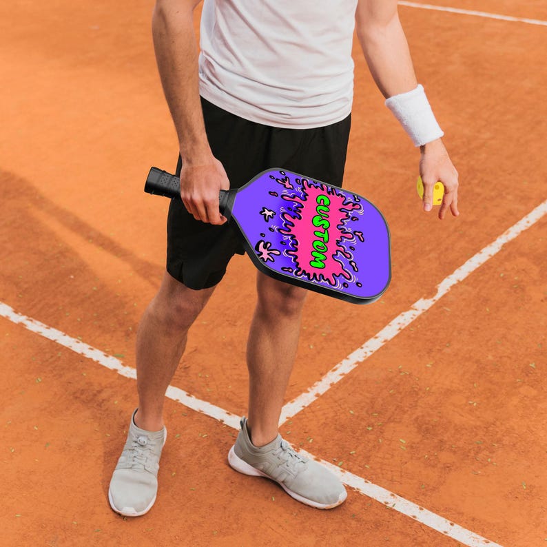 Custom T700 Carbon Fiber Pickleball Racket Personalized Paddle Cartoon ...