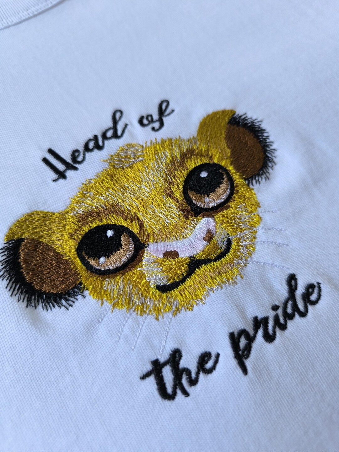 Embroidery File Simba, Machine Embroirdery Design Cat Simba, the Lion ...