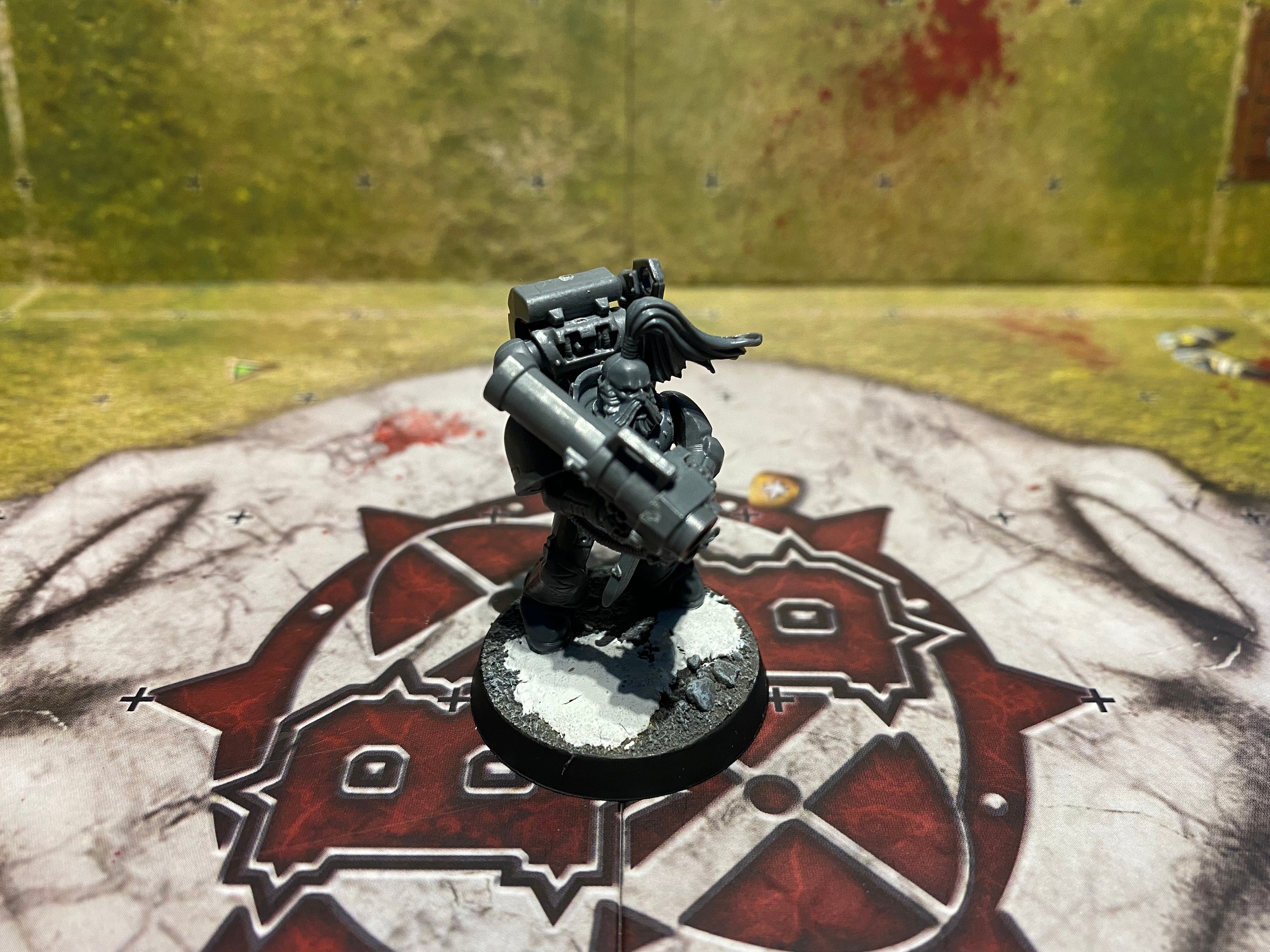 10x32mm Fully Assembled War-game Bases Pack, Norse/space Wolves/snow ...