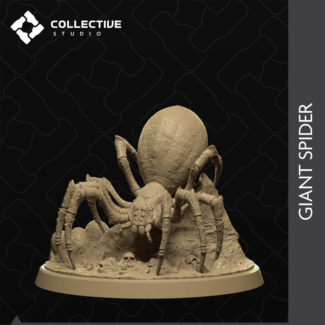 Giant Spider - Tabletop / Pathfinder / Dungeons & Dragons Dnd / Fantasy ...