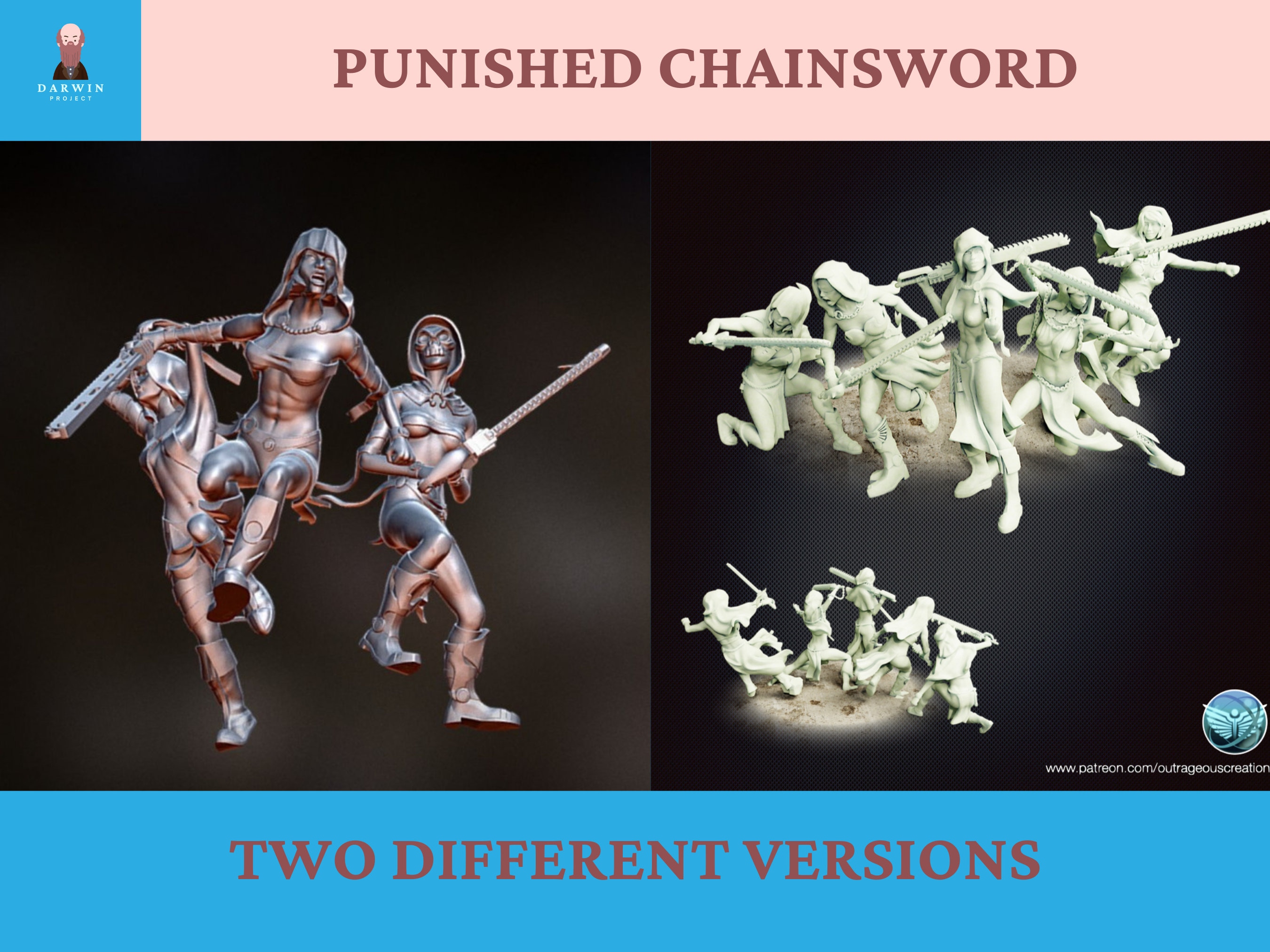 Punished Chainsword Tabletop / Pathfinder / Dungeons & - Etsy