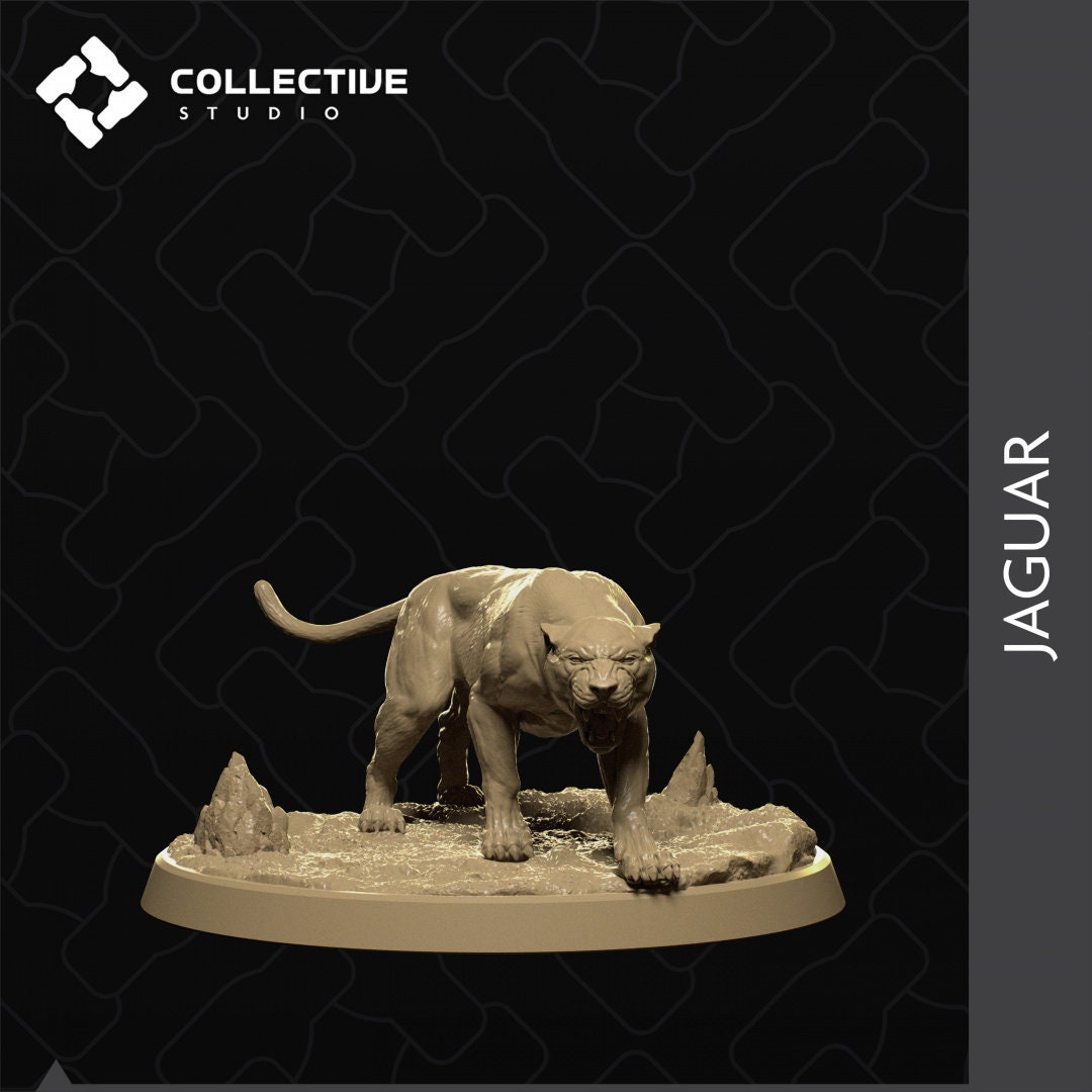 Jaguar Companion - Tabletop / Pathfinder / Dungeons & Dragons Dnd ...