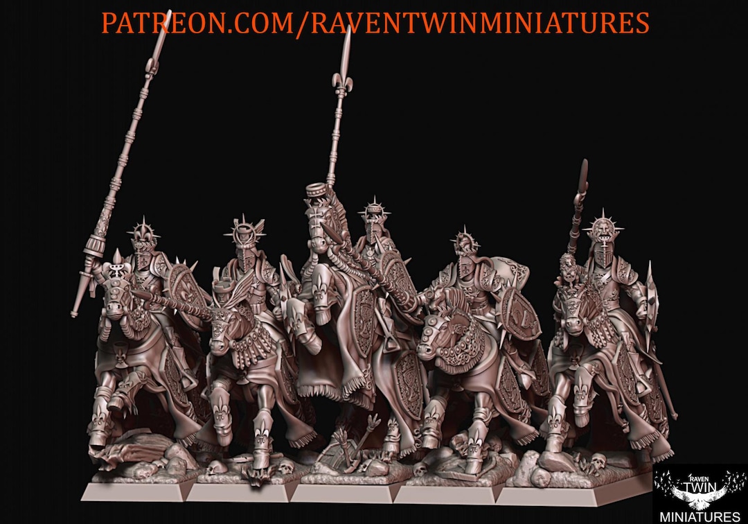 Graal Knights - Raven Twin Miniatures - Da Tavolo / Pathfinder ...