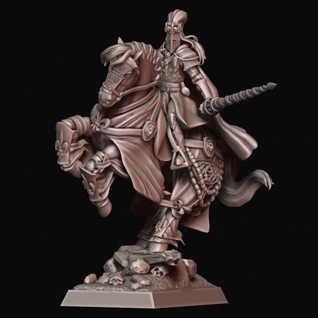 Duke on Horse - Raven Twin Miniatures - Tabletop / Pathfinder ...