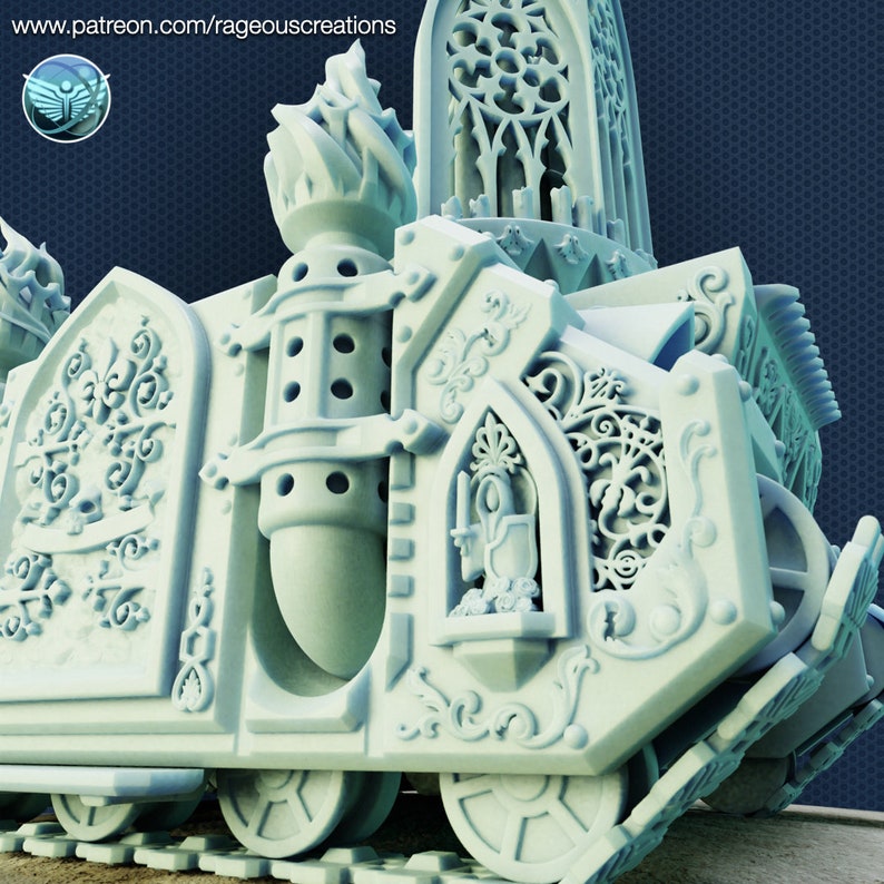 Battle Nun Organ Tank - Tabletop / Pathfinder / Dungeons & Dragons Dnd ...