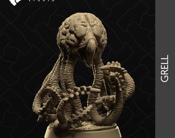 THE GRELL Dungeons and Dragons Dnd Pathfinder Tabletop - Etsy