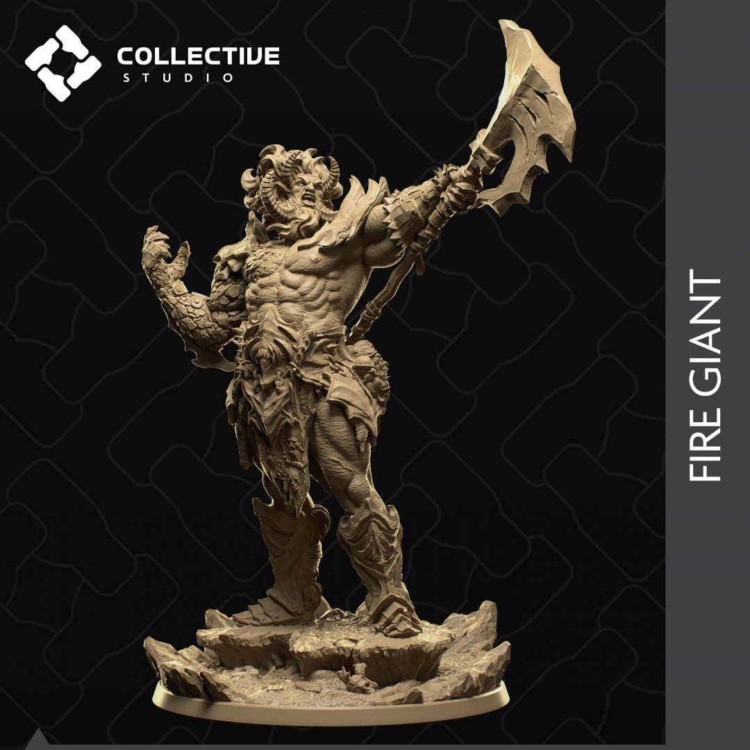 Fire Giant Tabletop / Pathfinder / Dungeons & Dragons Dnd / Fantasy ...