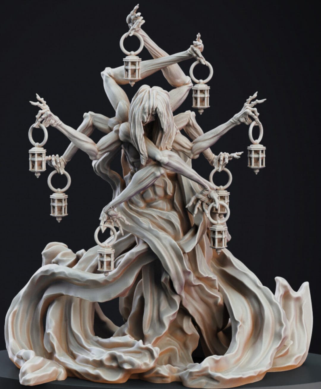 Lady of the Marsh Lights / Undead / Wargames / Dnd / Tabletop Miniature ...