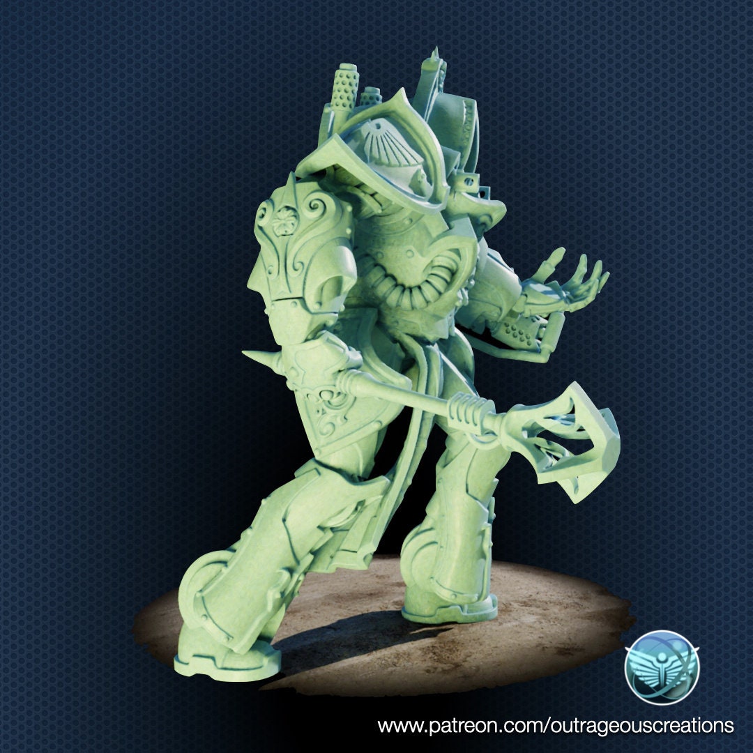 Battle Nun Exoskeleton - Tabletop / Pathfinder / Dungeons & Dragons Dnd ...