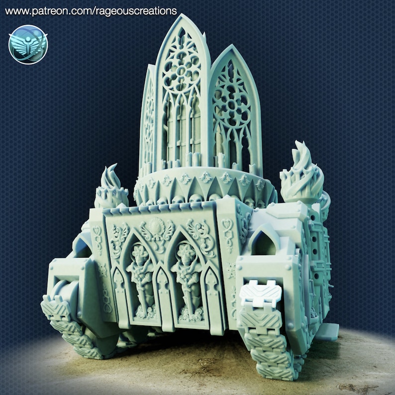 Battle Nun Organ Tank Tabletop / Pathfinder / Dungeons & Dragons Dnd ...