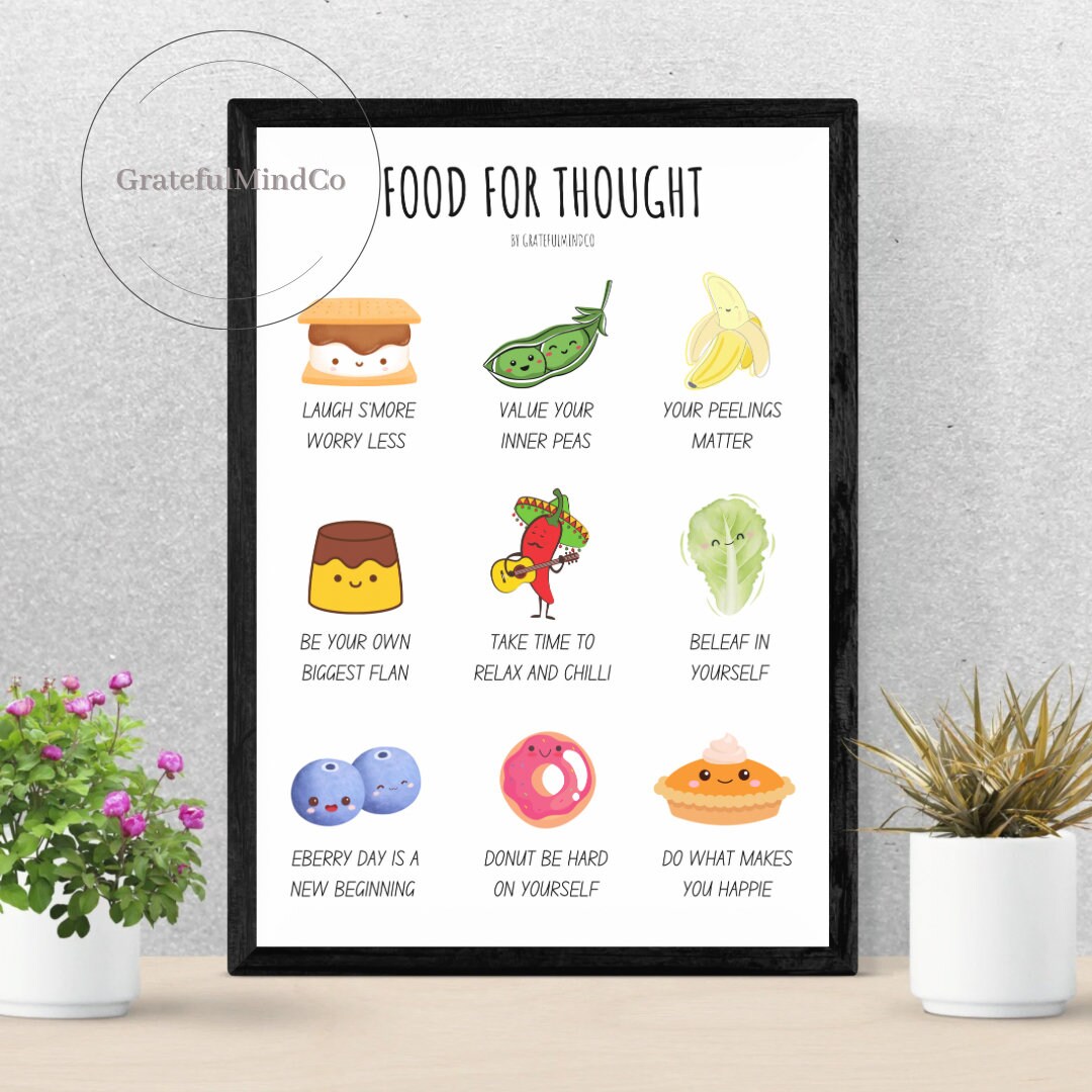 Positivity Affirmations Posters Digital Print Self Care Positive Self ...