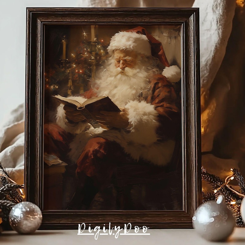 Santa Claus Print - Etsy
