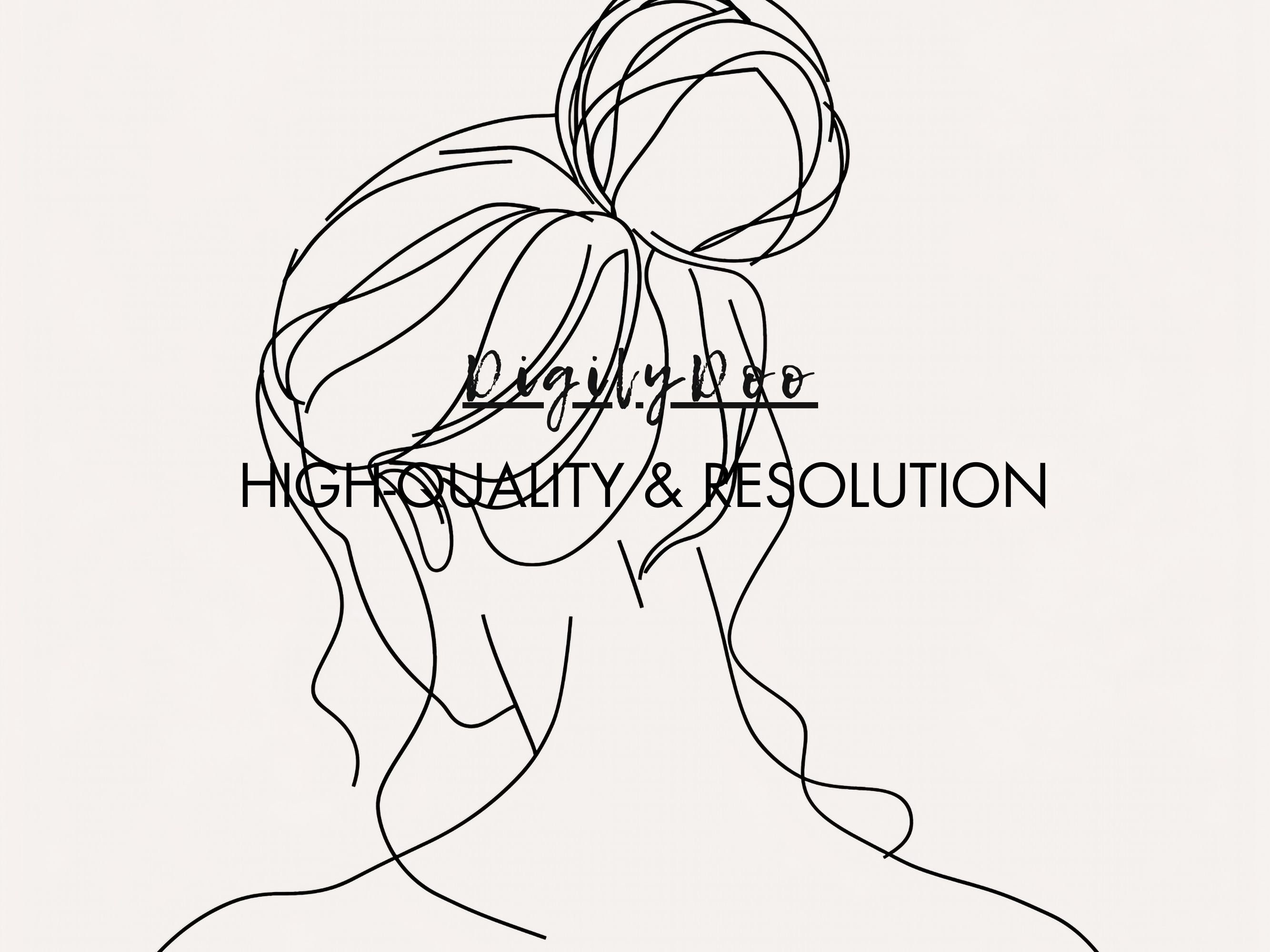 Woman Line Drawing Art Print, One Line Feminine Wall Decor, Female Back ...