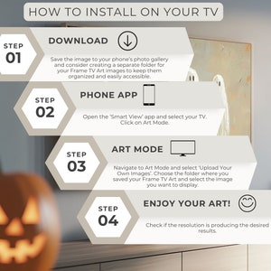 Halloween Frame Tv Art, Vintage Witch Painting, Rustic Witchy Sisters ...