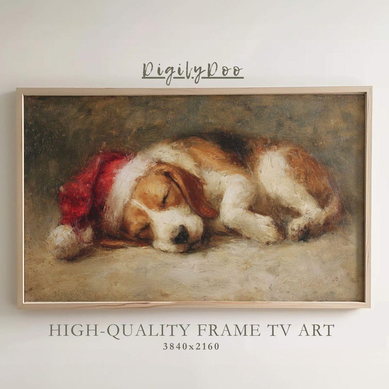 Vintage Beagle Dog Art - Etsy