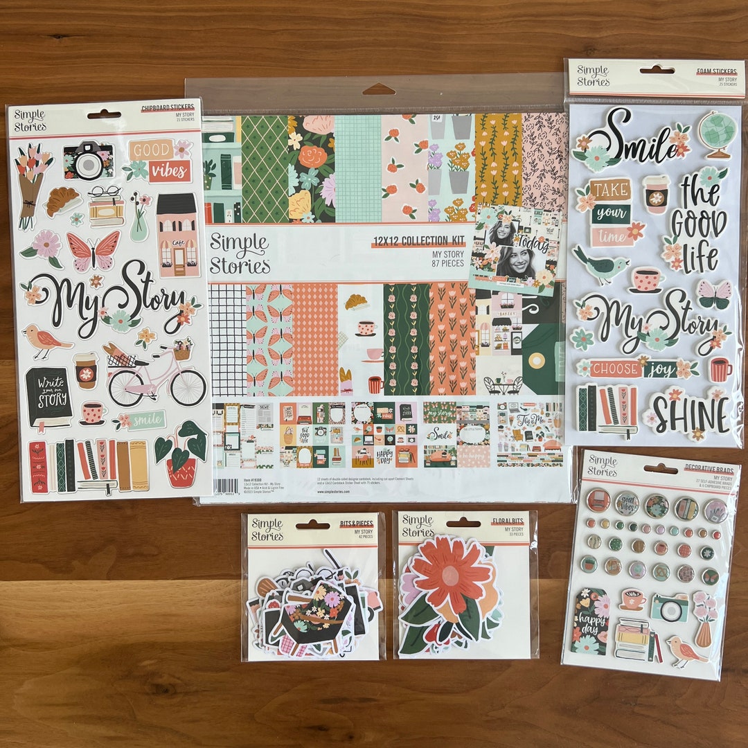 Simple Stories My Story Collection variety KIT With 6 Pieces - Etsy