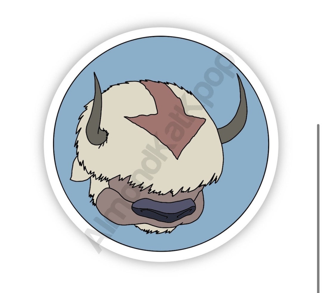 Appa Sticker Avatar the Last Airbender Avatar Animation Gift - Etsy