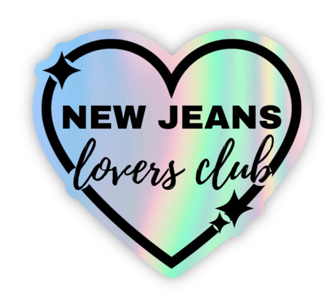 New Jeans Lover Sticker New Jeans Sticker Kpop Sticker - Etsy