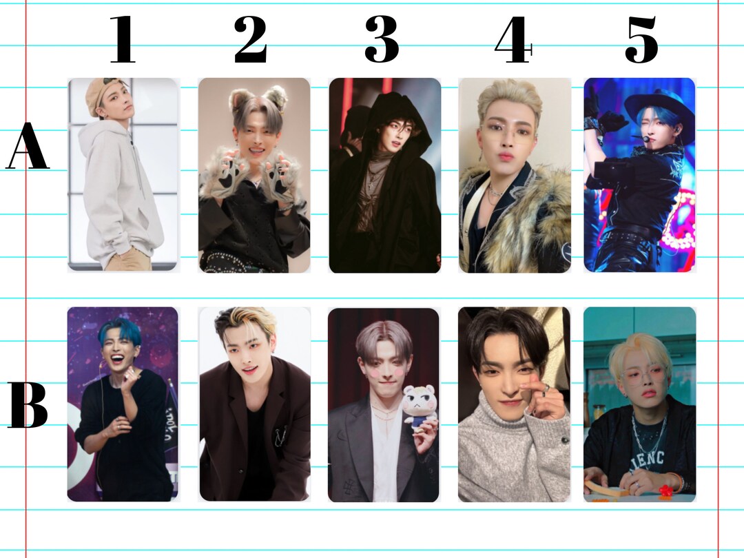 Hongjoong 2 Ateez Photocards You Pick Ateez Photocards - Etsy