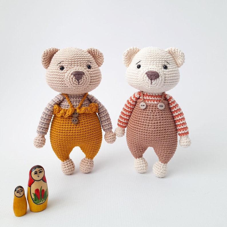 Crochet Bear Pattern: Amigurumi Animal Toy (PDF) - Etsy