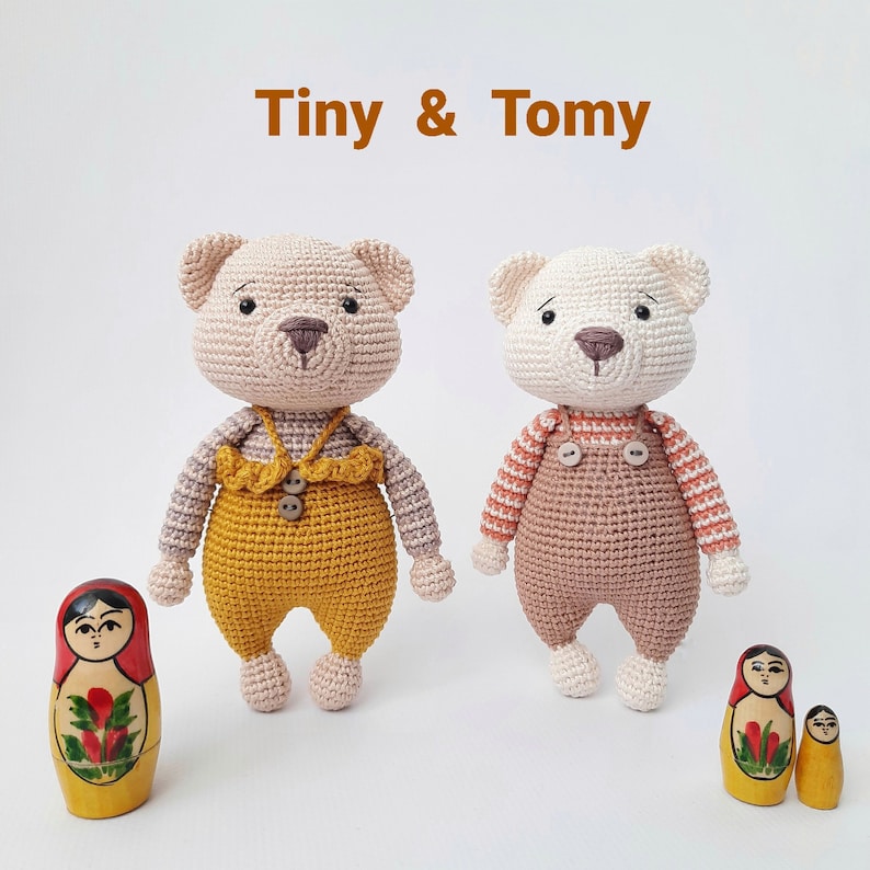 Crochet Bear Pattern: Amigurumi Animal Toy (PDF) - Etsy