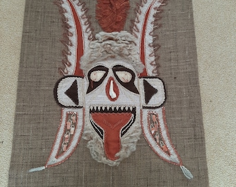 Vintage Handwoven Ethiopian Lion of Judah Kilim Rug Wall Hanging Tribal ...