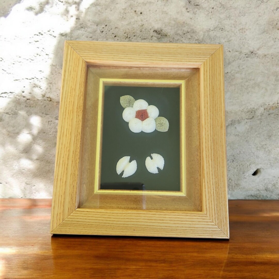 Handmade Authentic Canadian Native Caribou Hair Tufting Flower Scene ...