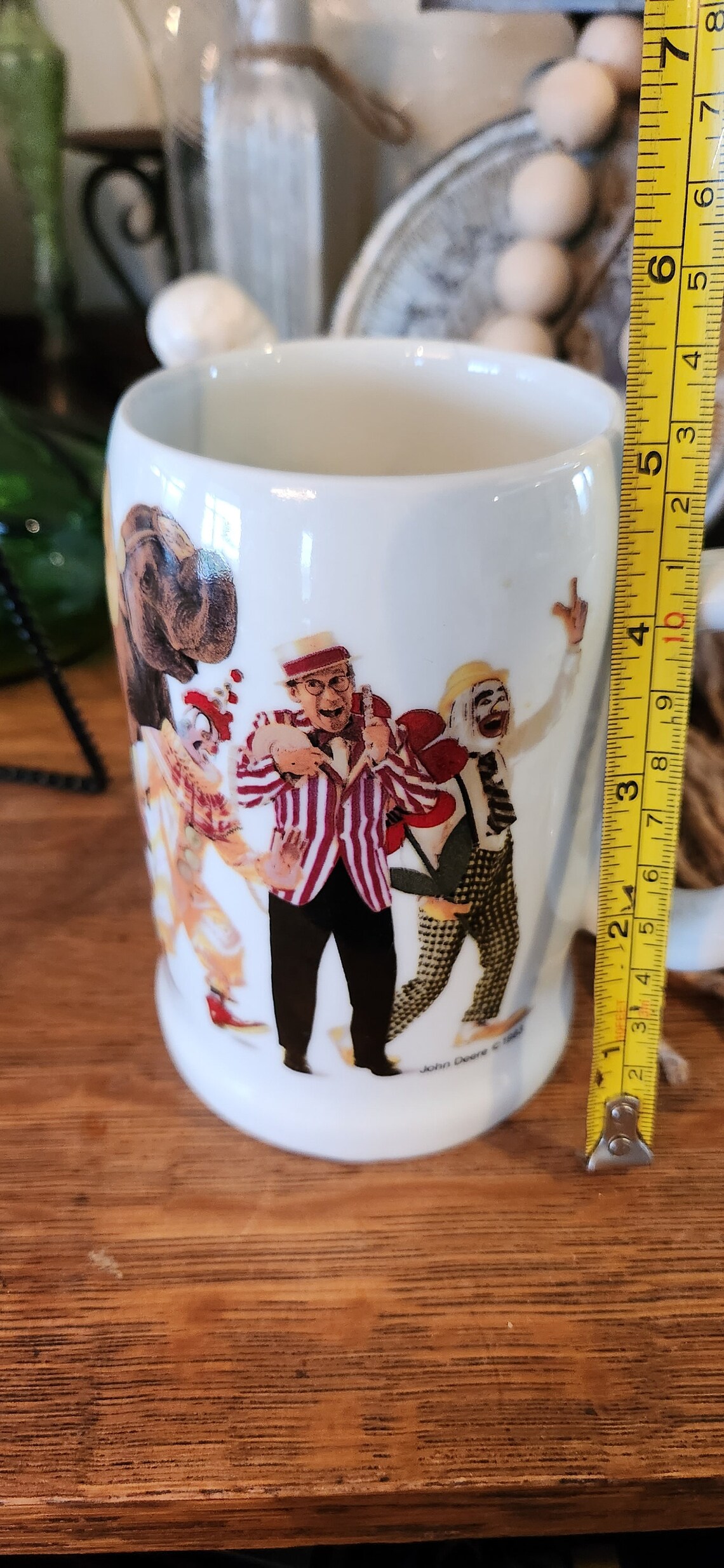 Mug, John Deere 1983 Vintage Advertising Circus of Value Mug Stein 16oz ...