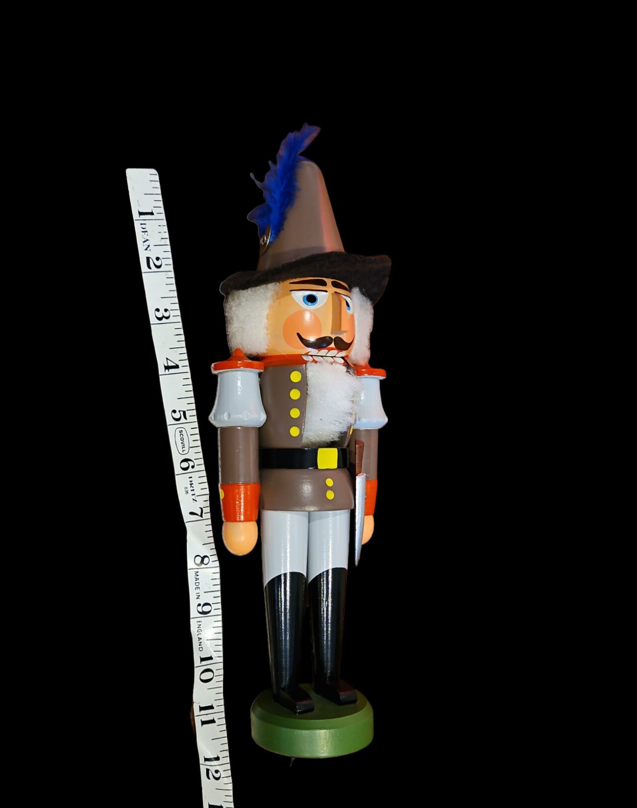 Vintage Expertic Erzgebirge Handmade Wooden Hunter Nutcracker 11 Inch ...