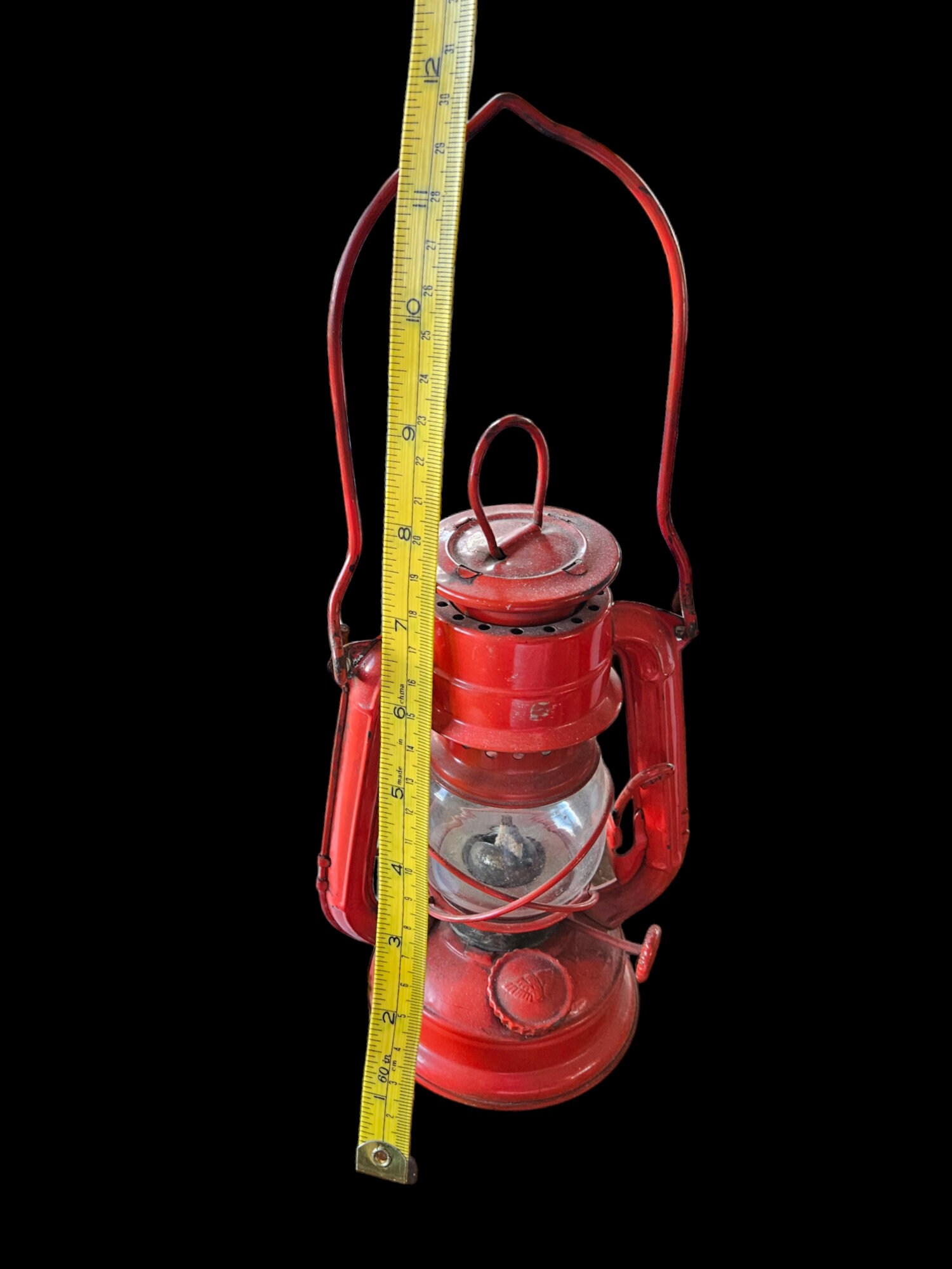 Red Winged Wheel No. 350 Oil Lamp Lantern Made in Japan HORSESHOE CURVE ...