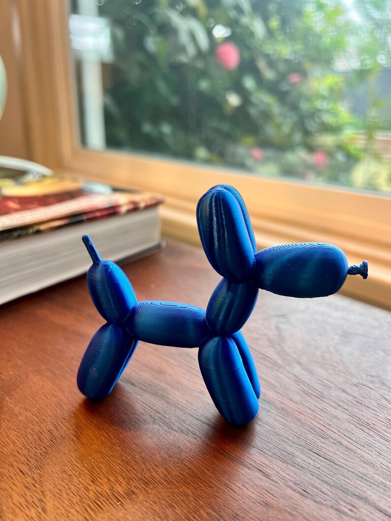 3D Printed Balloon Dog Statue – Modern Minimalist Decor, Pop Art Style ...