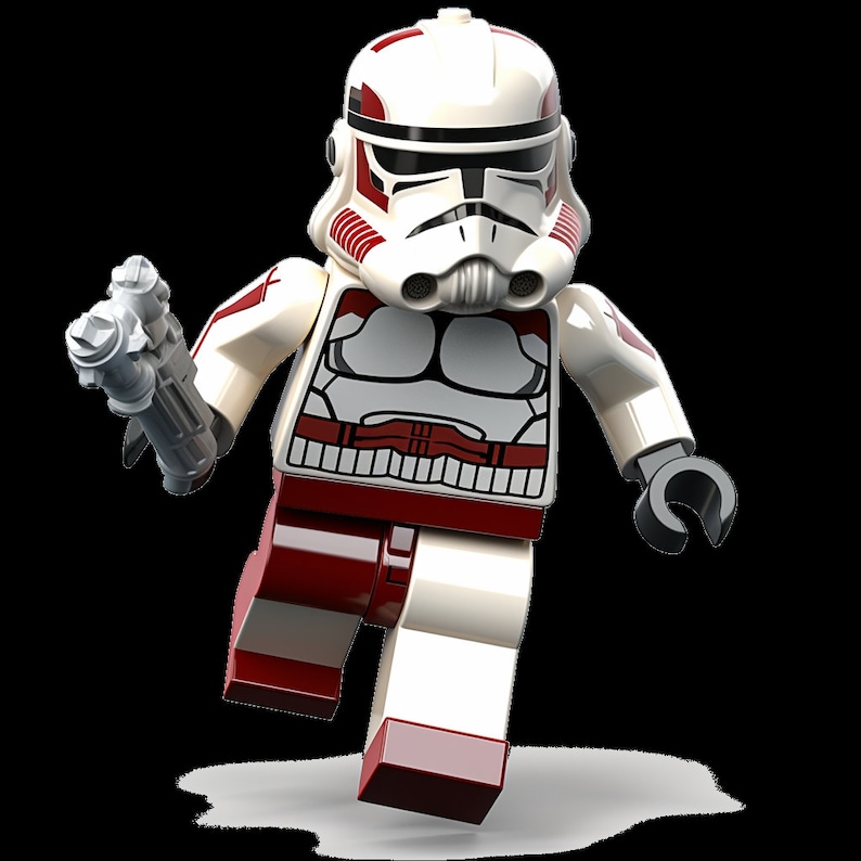 12 AMAZING Star Wars Clone Troopers and Jedis Clipart Png - Etsy