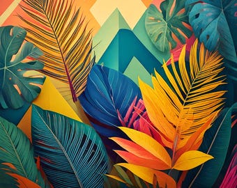Brazilian Image / Pattern a Vibrant and Colorful Design Inspired by the ...