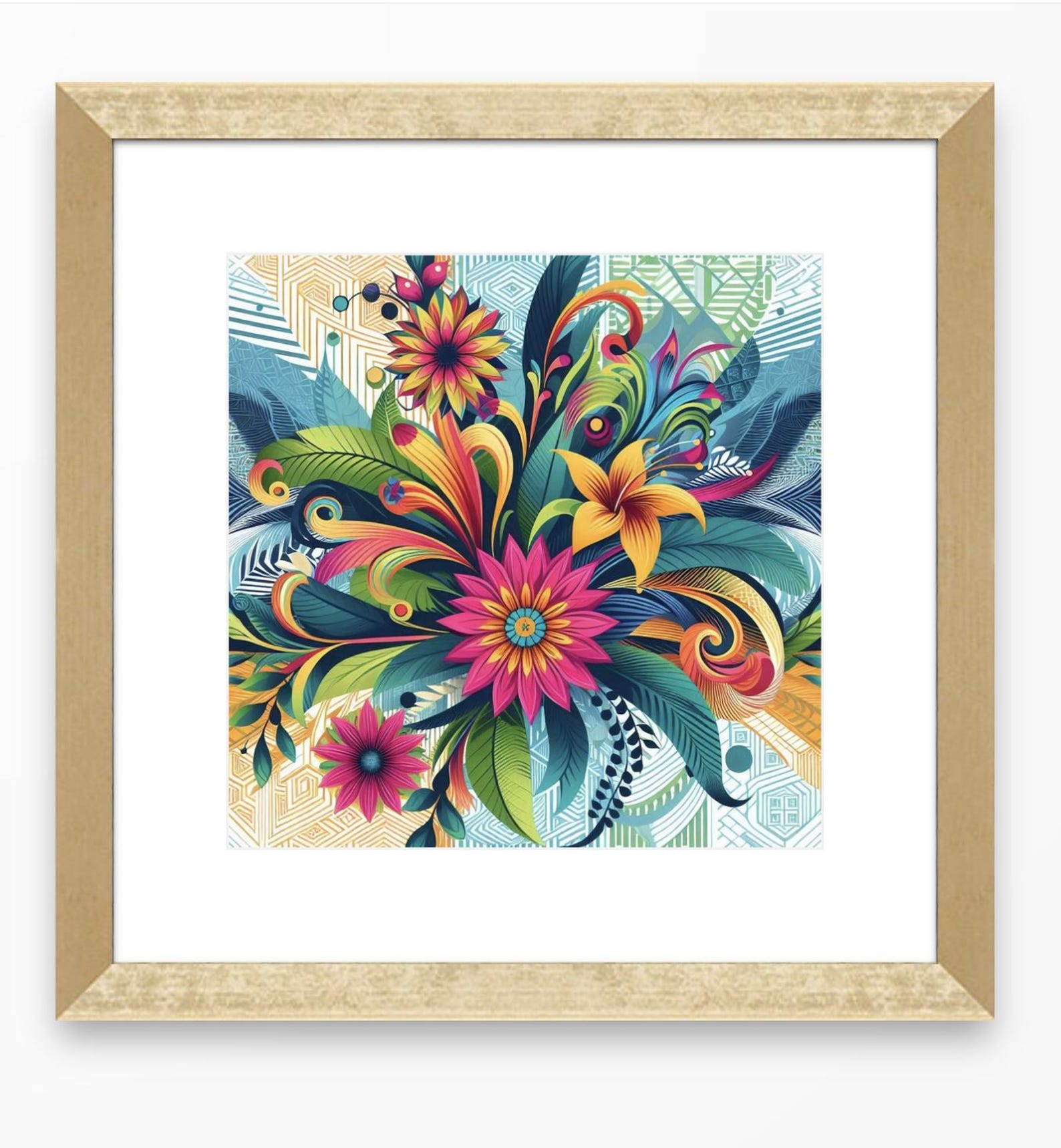 Brazilian Image / Pattern a Vibrant and Colorful Design Inspired by the ...