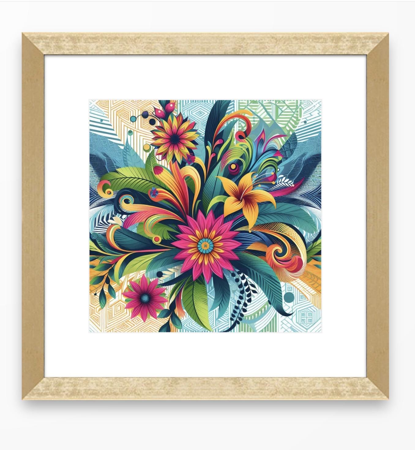 Brazilian Image / Pattern a Vibrant and Colorful Design Inspired by the ...